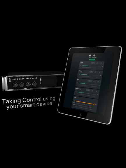 VIDA-24Q Digital Amplifier with 2400W and VersaPower | Ecler VIDA Series