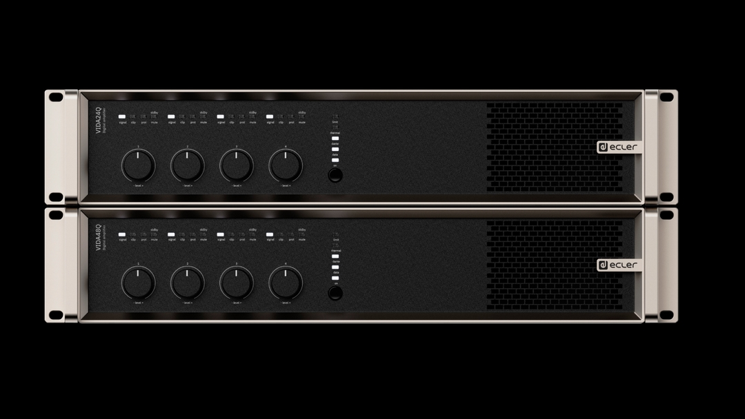 VIDA Series of Digital Amplifiers - Ecler Pro Audio