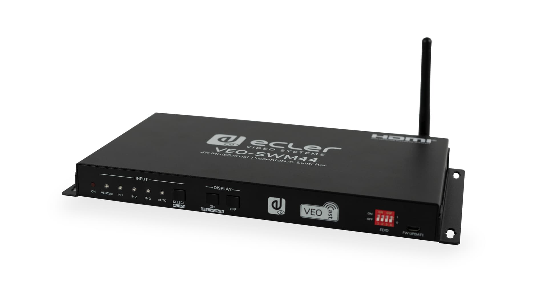 VEO-SWM44: 4K 4x1 Presentation SWITCHER | with VEOCast. Switchers And ...