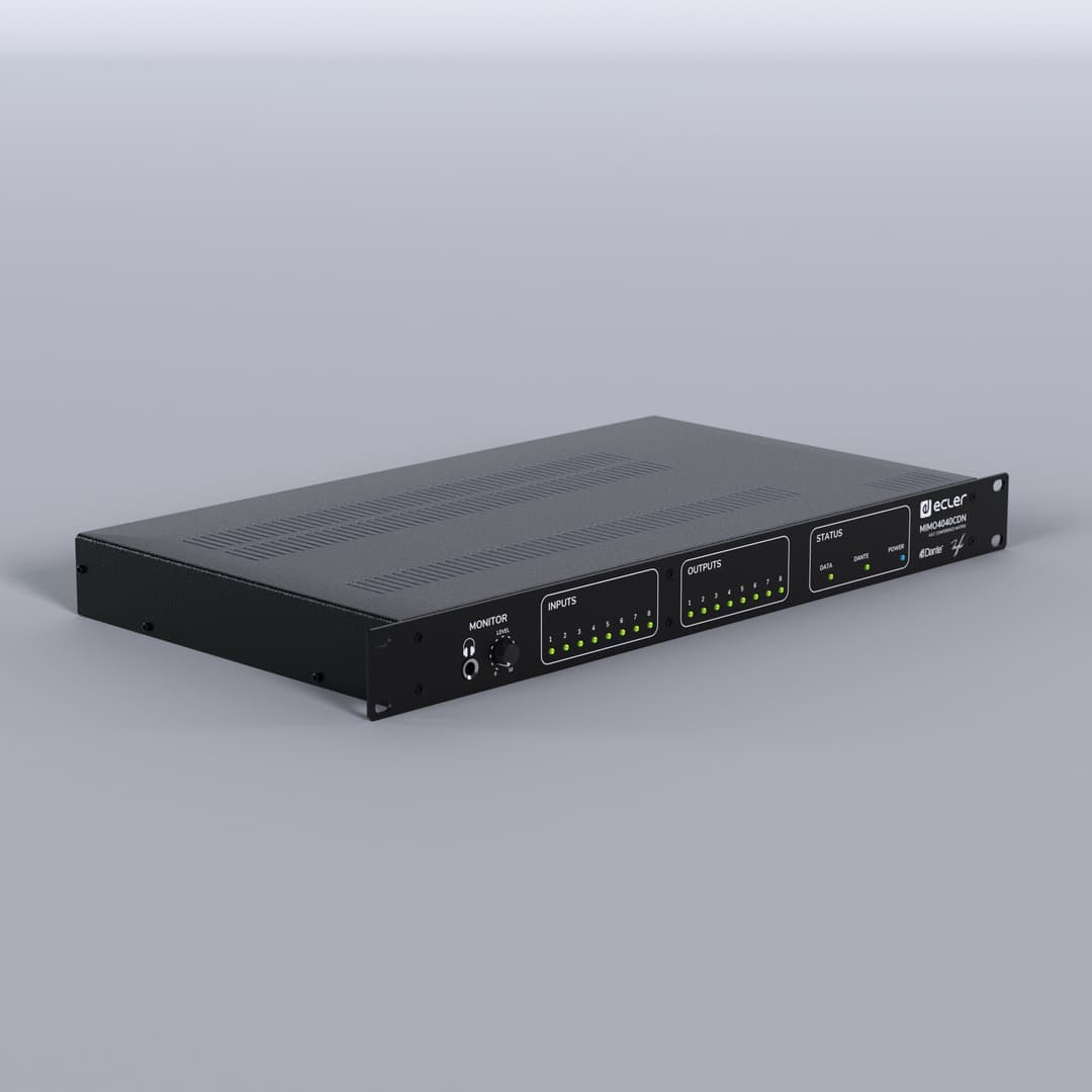 MIMO4040CDN: 40x40 | digital matrix | Dante™ | AES67. Digital Matrixes.