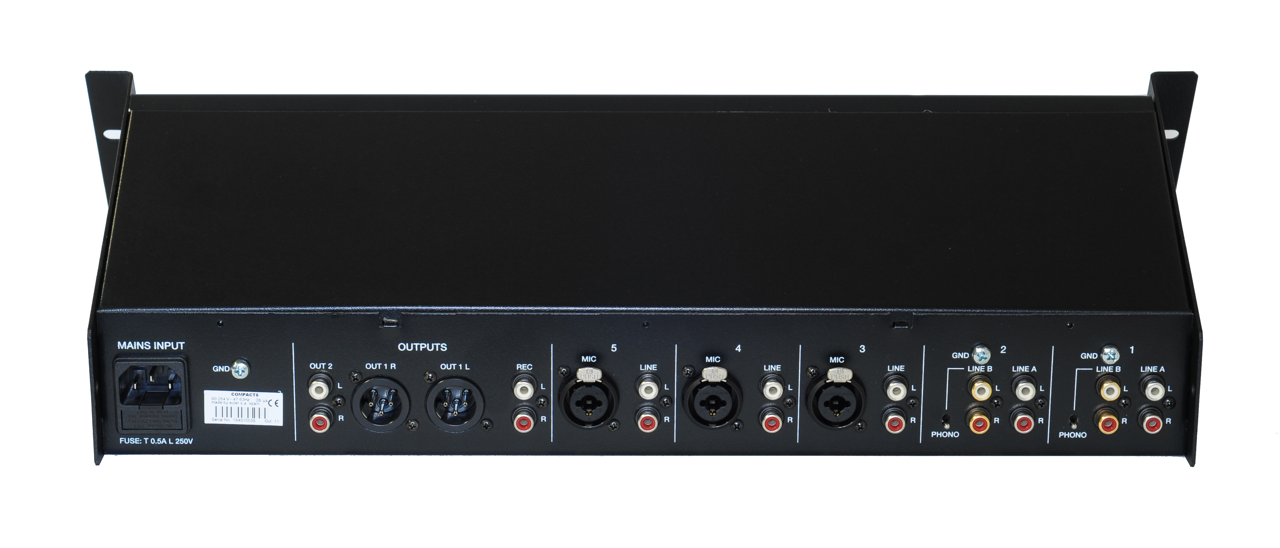 Ecler Compact 5 Installation Analogue Mixer